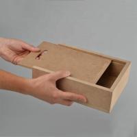 China Customized MDF Wooden Boxes with Sliding Lid Free Sample Charge and Customized Logo Accepted for sale