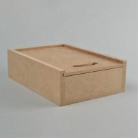 China Customized MDF Wooden Boxes with Sliding Lid Free Sample Charge and Customized Logo Accepted for sale