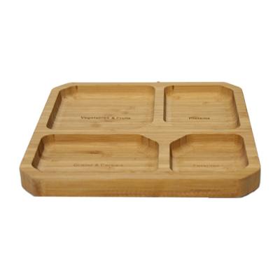 China Eco-Friendly Bamboo Serving Trays for Food Environmentally Friendly and Customizable for sale