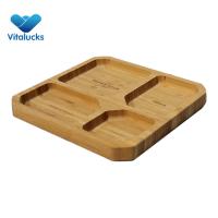 China Eco-Friendly Bamboo Serving Trays for Food Environmentally Friendly and Customizable for sale