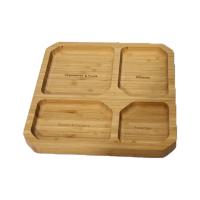 China Eco-Friendly Bamboo Serving Trays for Food Environmentally Friendly and Customizable for sale