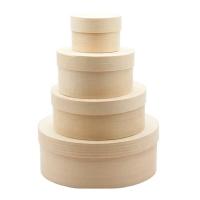 China Vitalucks Custom Wooden Round Salad Lunch Bento Box The Perfect Eco-friendly Solution for sale