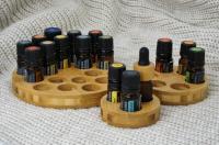 China Functional Wooden Stand for Efficiently Storing Oil Bottles in Circle Shape for sale