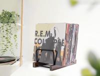 China Wood Record Holder Stand Albums Storage Stand Record Display Rack for Home Decoration Shelf for sale