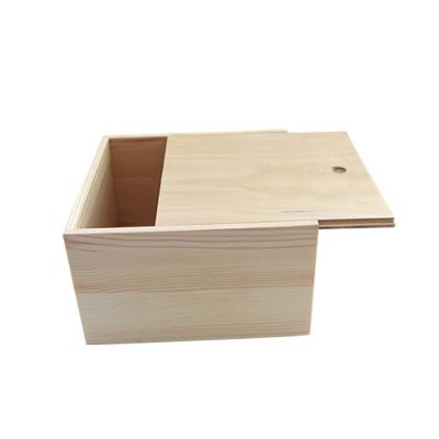 China Customized Wooden Top Box with Slide Lid The Perfect Combination of and Style for sale
