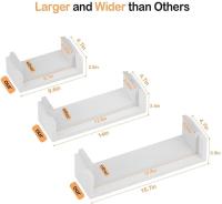 China Solid Wood Wall Shelf Handmade Floating Shelves Wooden Wall Mounted Shelf Set for Home for sale