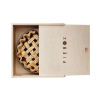 China Light Weight Wooden Pie Boxes Custom Order Accepted for Handmade Food Grade Packaging for sale