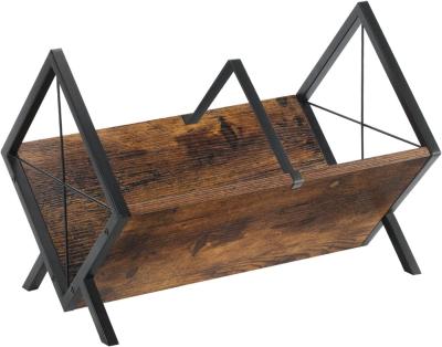 China Wood Vinyl Record Display Rack for Quick Assembly and Storage of Magazine Book Files Albums for sale