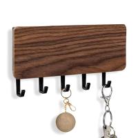 China Custom Entryway Mail Holder for Wall With 5 Key Hooks Wall Mount Mail Letter Key Rack for sale
