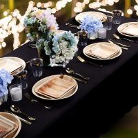 China Food Beverage Manufacture Disposable Natural Palm Leaf Plates 6'' 8