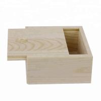 China Gift Package Sliding Lid Wooden Box with Customized Design and Durability for sale