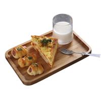 China Custom Color Bamboo Serving Tray Set for Breakfast Snacks Storage OEM ODM Accepted for sale