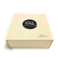China Customized Logo Acceptable Antique Color Reusable Wooden Pie Cake Dessert Box Bread Storage Box for sale