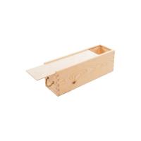 China Customized Unfinished Wine Box Packaging with Silk-Screen Printed Pine Wooden Gift Box for sale