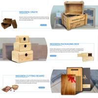 China Custom Wooden Wine Box for Gift Packing Solid Wood Plain Color or as Your Color Custom Order for sale