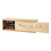 China Embossed Elegant Wine Packaging Boxes for Customized Magnum Wooden Wine Gift Box for sale