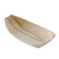 China 5 Days Delivery Wooden Sushi Plate in Pine Wood Customized Size and Logo Acceptable for sale
