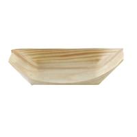 China 5 Days Delivery Wooden Sushi Plate in Pine Wood Customized Size and Logo Acceptable for sale