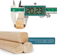 China 202405 Bird Perch Strong Thicken Wooden Roosting Bar for Coop and Brooder Long-Lasting for sale