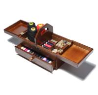 China Modern Folding Sewing Wood Storage Box Craft Design for Gifts Stores Commercial Buyer for sale