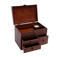 China Modern Folding Sewing Wood Storage Box Craft Design for Gifts Stores Commercial Buyer for sale