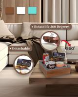 China Wooden Couch Caddy Keep Snacks Drinks and Remote Within Reach on Bed Car Seat or Beach for sale