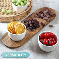 China Acacia Wooden Tray Chip and Dip Serving Set with Wooden Plain Color or Your Color for sale