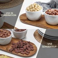 China Acacia Wooden Tray Chip and Dip Serving Set with Wooden Plain Color or Your Color for sale