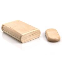 China Maple Wood Color 32GB USB Flash Drive with Customized Logo and Packaging Box Included for sale