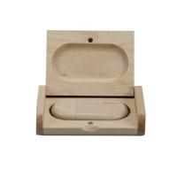 China Stamping Printing Maple Wooden USB Flash Drive and Box for Marketing Campaigns for sale
