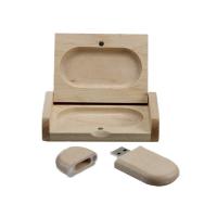 China Stamping Printing Maple Wooden USB Flash Drive and Box for Marketing Campaigns for sale