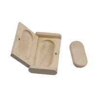 China Stamping Printing Maple Wooden USB Flash Drive and Box for Marketing Campaigns for sale
