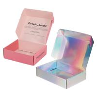 China Customized Matt Lamination Printing Pink Cosmetic Set Shipping Mailer Box for Skin Care for sale
