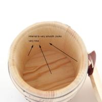 China Customizable Wooden Barrel Packaging for Coffee Gifts Free Sample Charge for sale