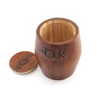 China Unique Design Walnut Wood Wine Barrel Cups for Customized Drinks at Special Occasions for sale
