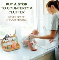 China Upgrade Your Drying Experience with Our Bamboo Baby Bottle Drying Rack for sale