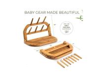 China Upgrade Your Drying Experience with Our Bamboo Baby Bottle Drying Rack for sale