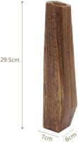 China Regional Feature Wooden Vase Display for Faux Flowers Plants Holiday Decoration Gift for sale