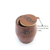China Bar Wooden Whiskey Pickle Barrel with Customized Logo Acceptable and Natural Style for sale