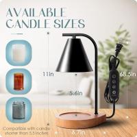 China Retro Wooden Base Home Decor Wax Melt for Custom Size Small and Large Jar Candles for sale