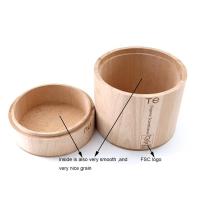 China Promotion Customized Logo Acceptable Natural Beech Pine Oke Barrel Wooden for Candy for sale