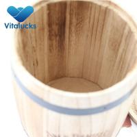 China Eco-Friendly Handmade Wooden Barrel for Coffee Candy and Wine Customizable Design for sale