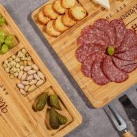 China Bamboo Cutting Board Set With Scale And Storage Collapsible Endgrain Hard Wood Board Stone for sale