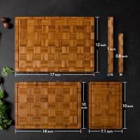China Sustainable 12x18 Walnut Sublimation Large Charcuterie Board for Cheese Cutting and Storage for sale