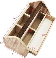 China Custom Order Accepted Wooden Drawer Organizer Craft Tool Storage Box with Pine Wood/Bamboo for sale