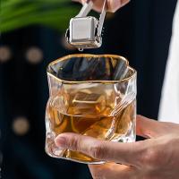 China Multi Color Iced Coffee Wine Bar Glass Cup with Customized Logo Acceptable and Durable for sale