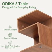 China Small Spaces Bedroom Furniture Minimalist 3 Tier End Table with Open Storage Bedside Table for sale