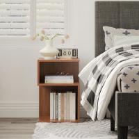 China Small Spaces Bedroom Furniture Minimalist 3 Tier End Table with Open Storage Bedside Table for sale