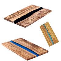 China Marble Wood Bread Storage Kitchen with BAMBOO Ocean Shapes Walnut Resin Cutting Boards for sale
