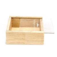 China Environmental Unfinished Birch Wood Color Handcrafted Wooden Box for Gift Pack for sale